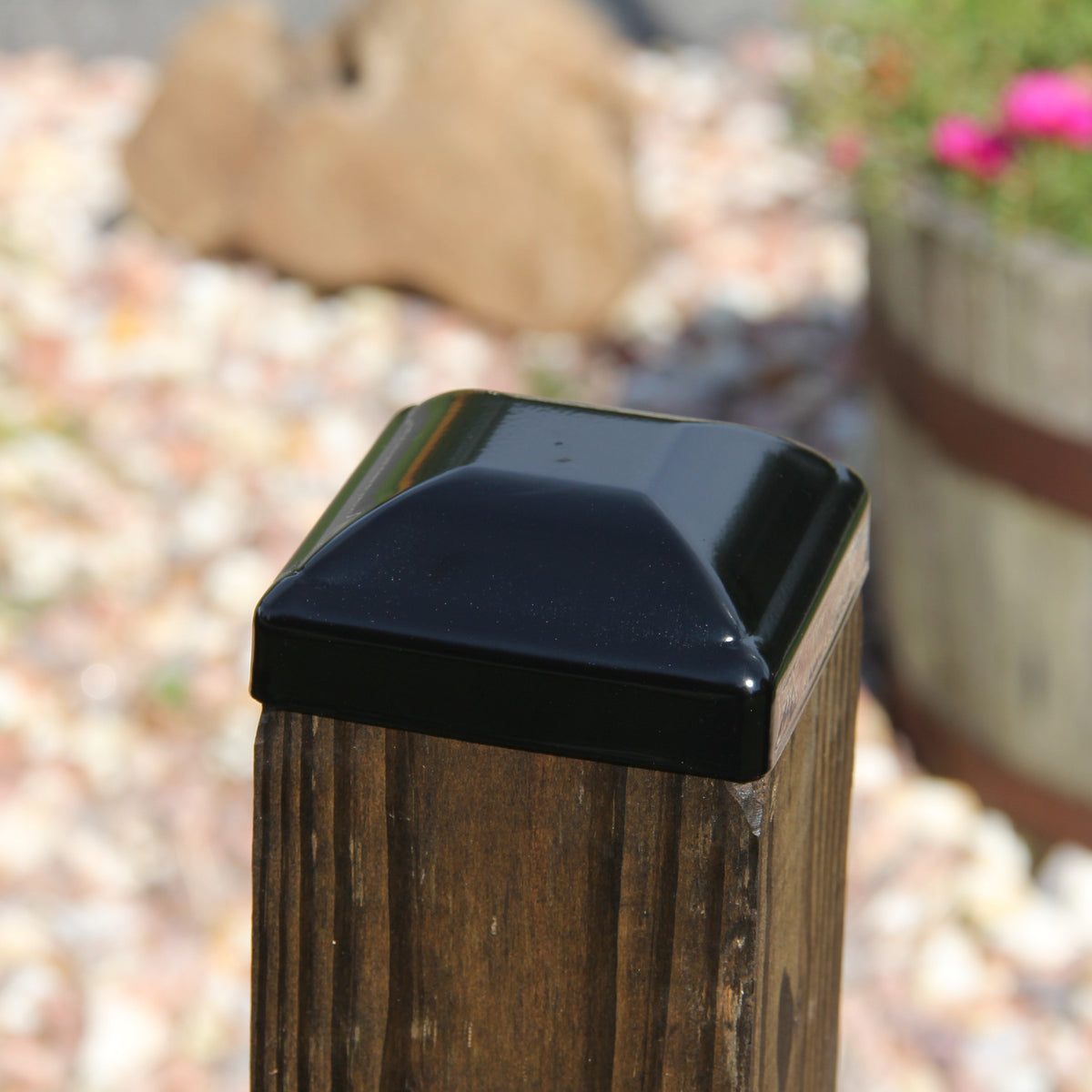 4x4 Metal Post Caps | Madison Iron and Wood