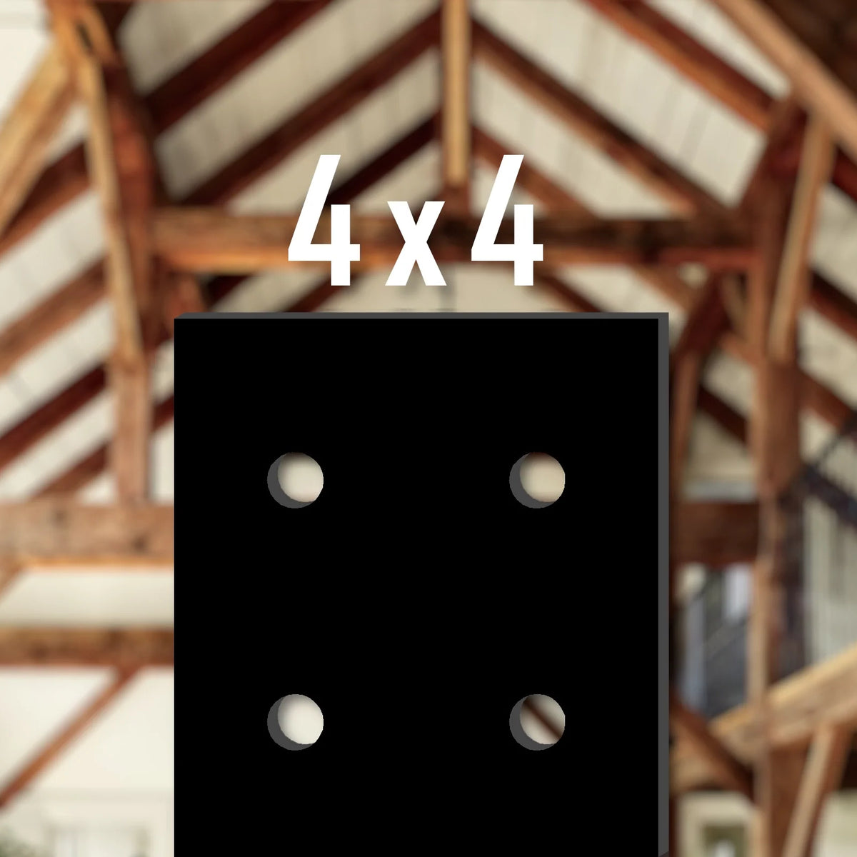 Industrial Style Metal Brackets For 4x4 Wood Beams Madison Iron And