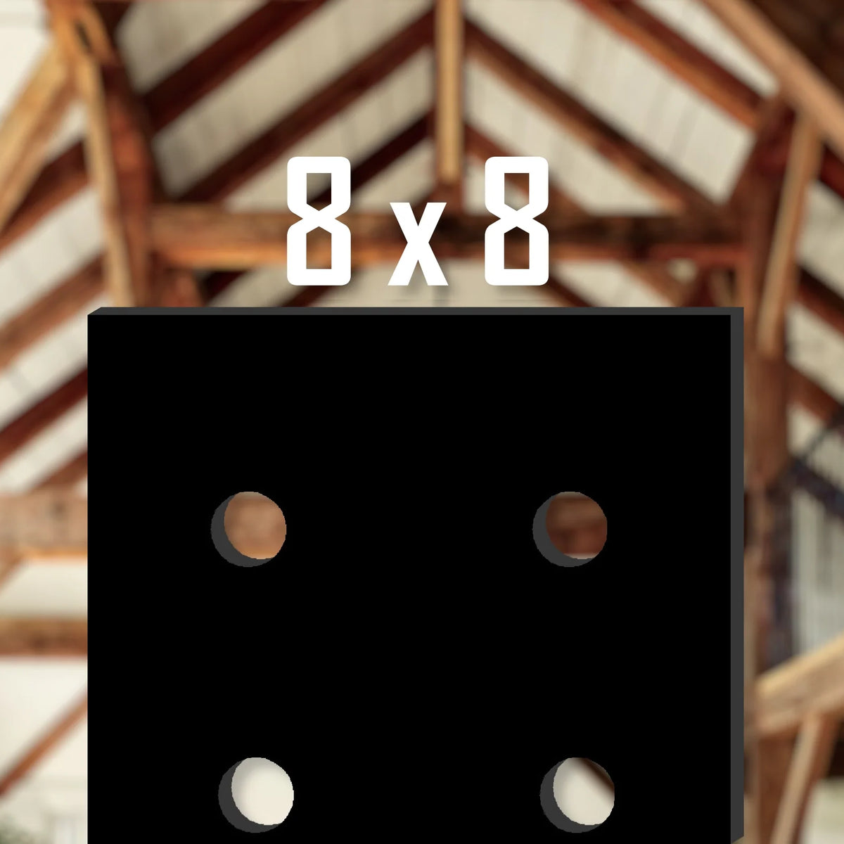 8x8 Metal Brackets - Decorative - Madison Iron and Wood