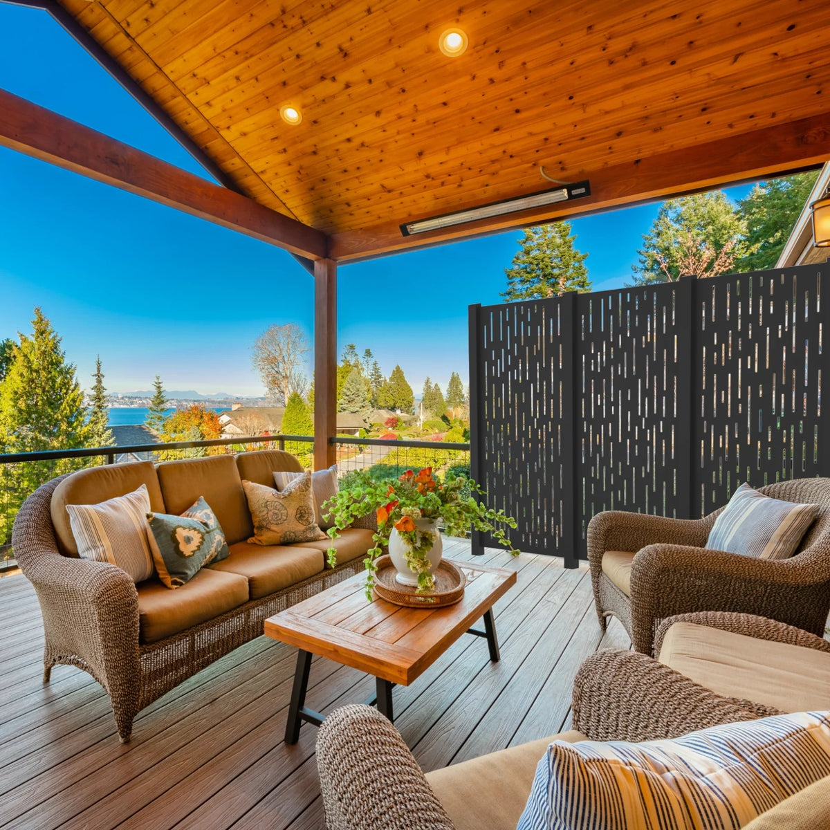 Metal Privacy Panels | Madison Iron and Wood