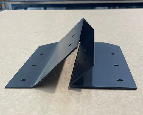 Angled Joist Hangers / Saddle Brackets | Madison Iron and Wood