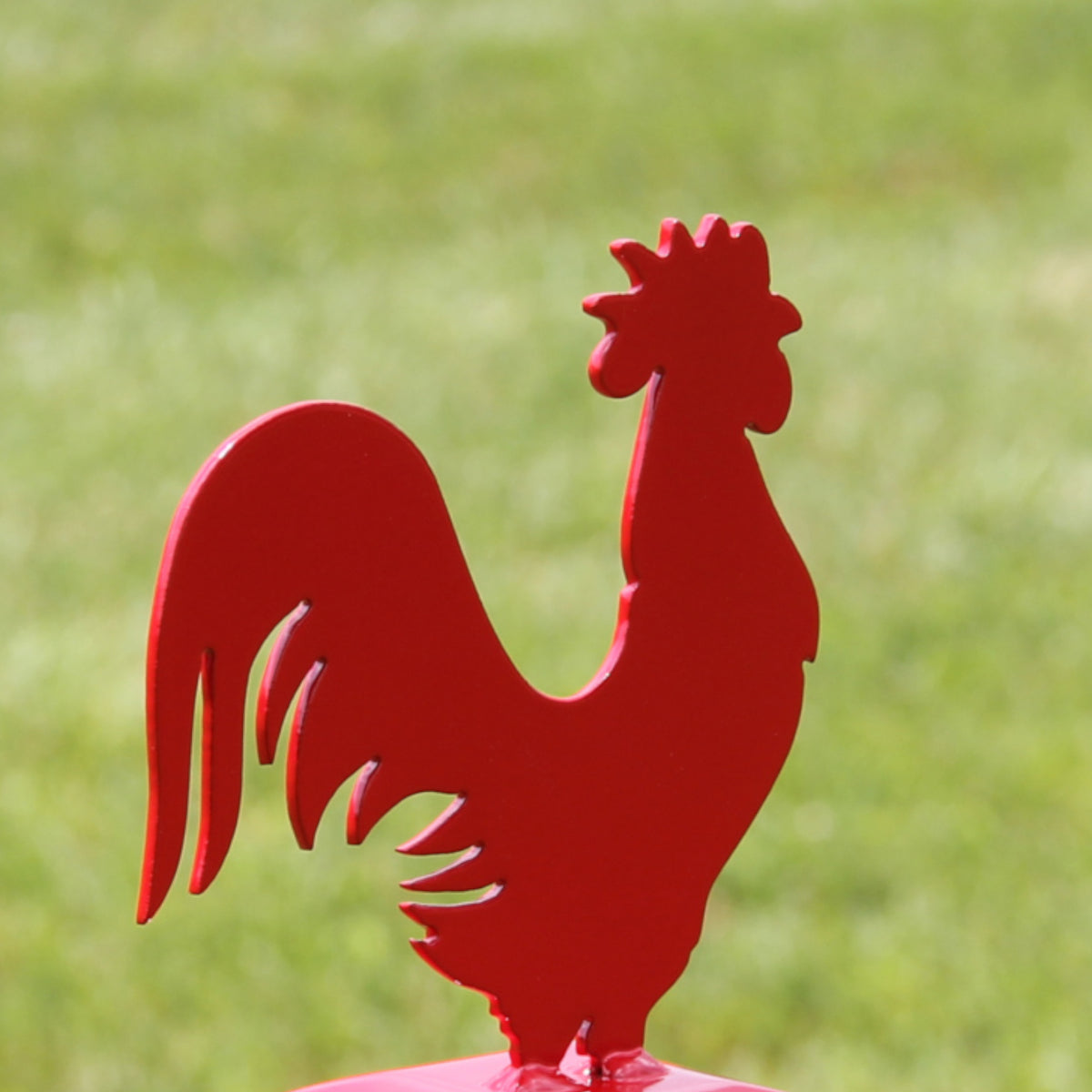 Rooster Post Top For Round Wood Posts - Madison Iron and Wood