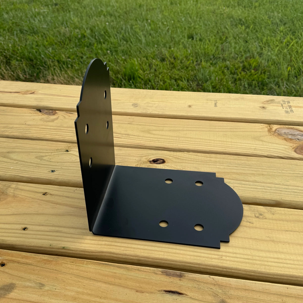 Decorative 90 degree Bracket for 8x8 Dimensional Lumber, Wood Post Brackets