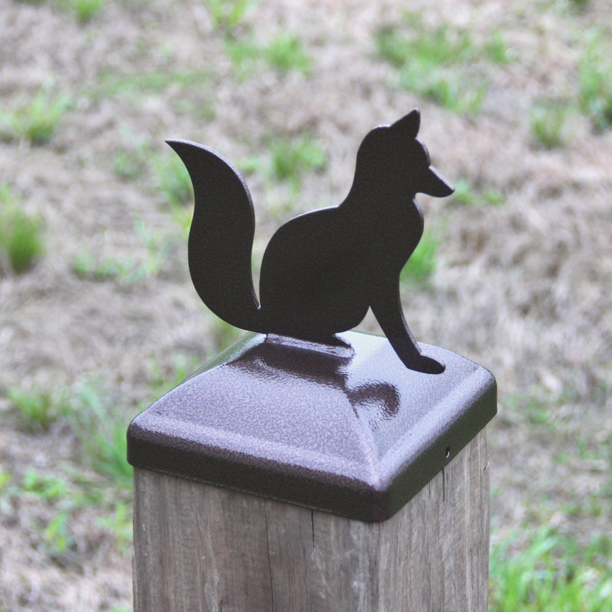 Fox Fence Post Cap – Fence Decor - Madison Iron and Wood