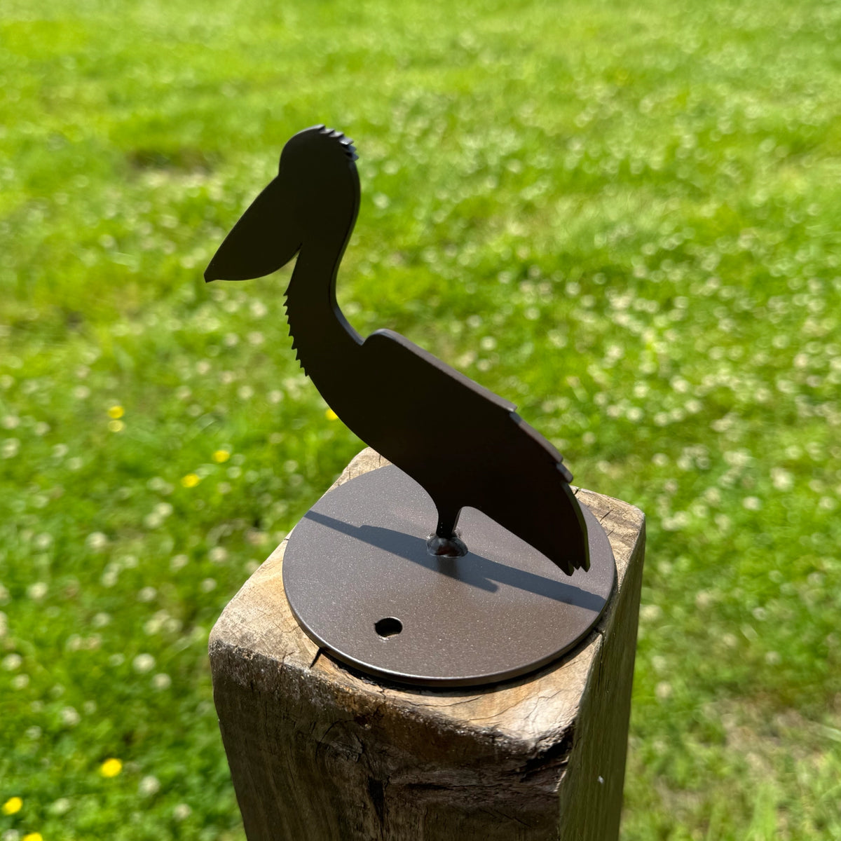 Pelican Post Topper for round wood posts, perfect for outdoor and ...