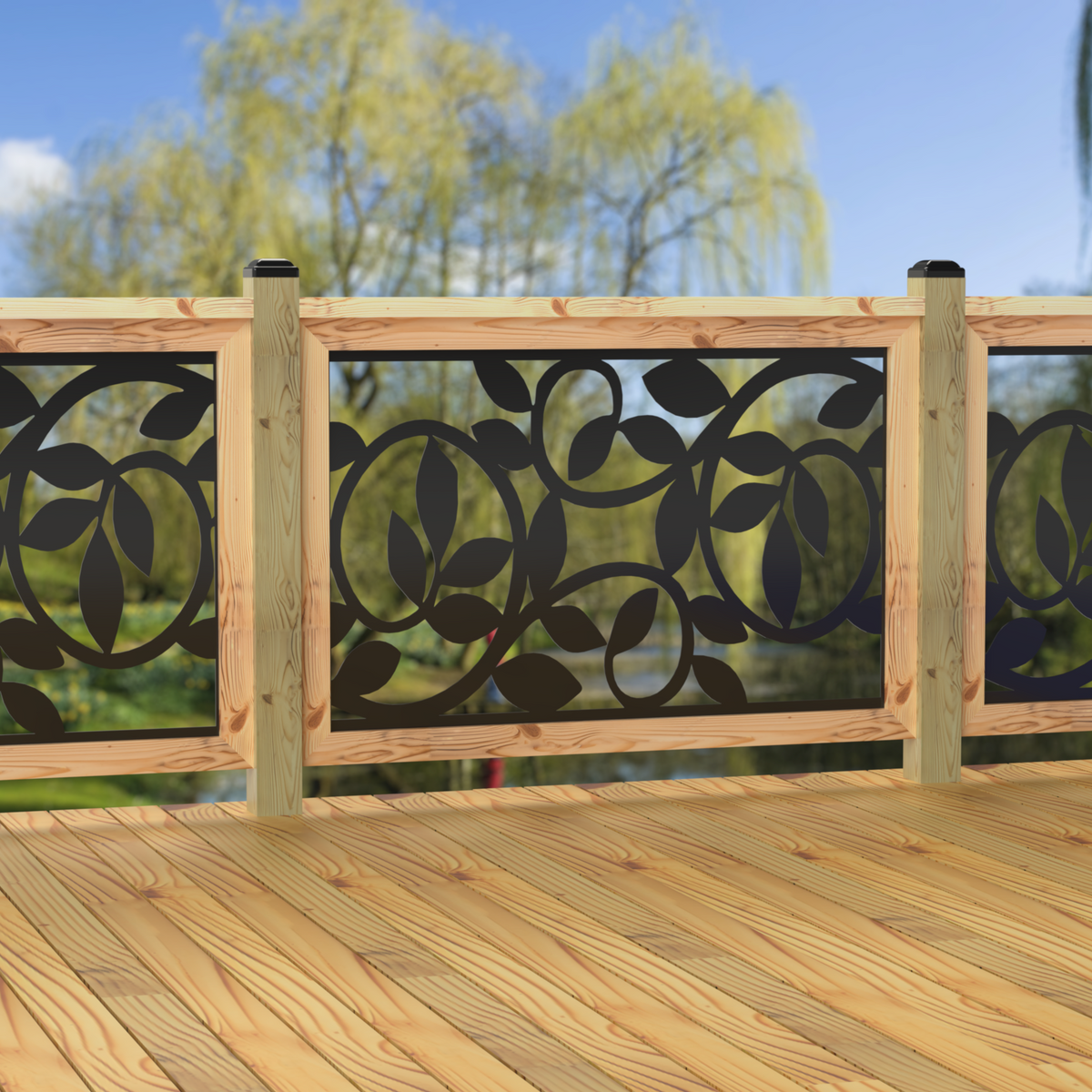 47"x30" - Vine Pattern Fence/Gate Panel Insert | Home Improvement ...