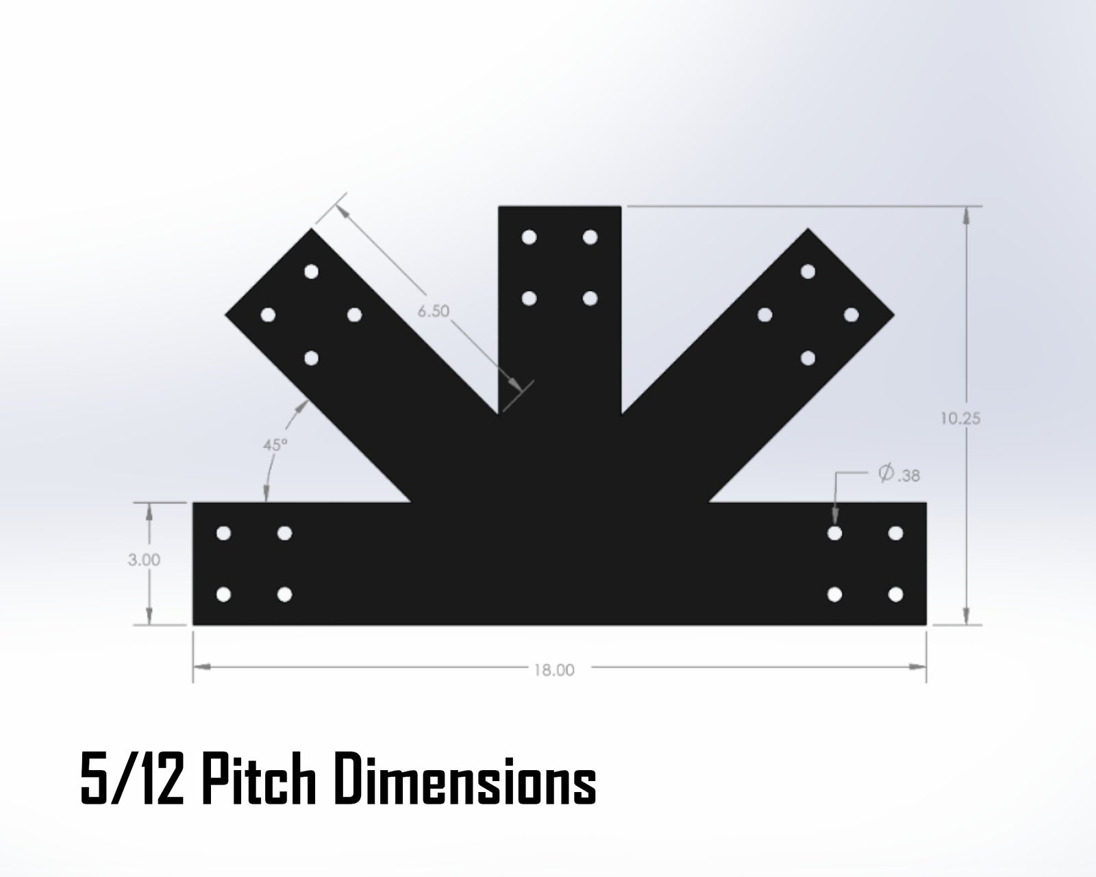 Truss Bracket Sets | Madison Iron and Wood