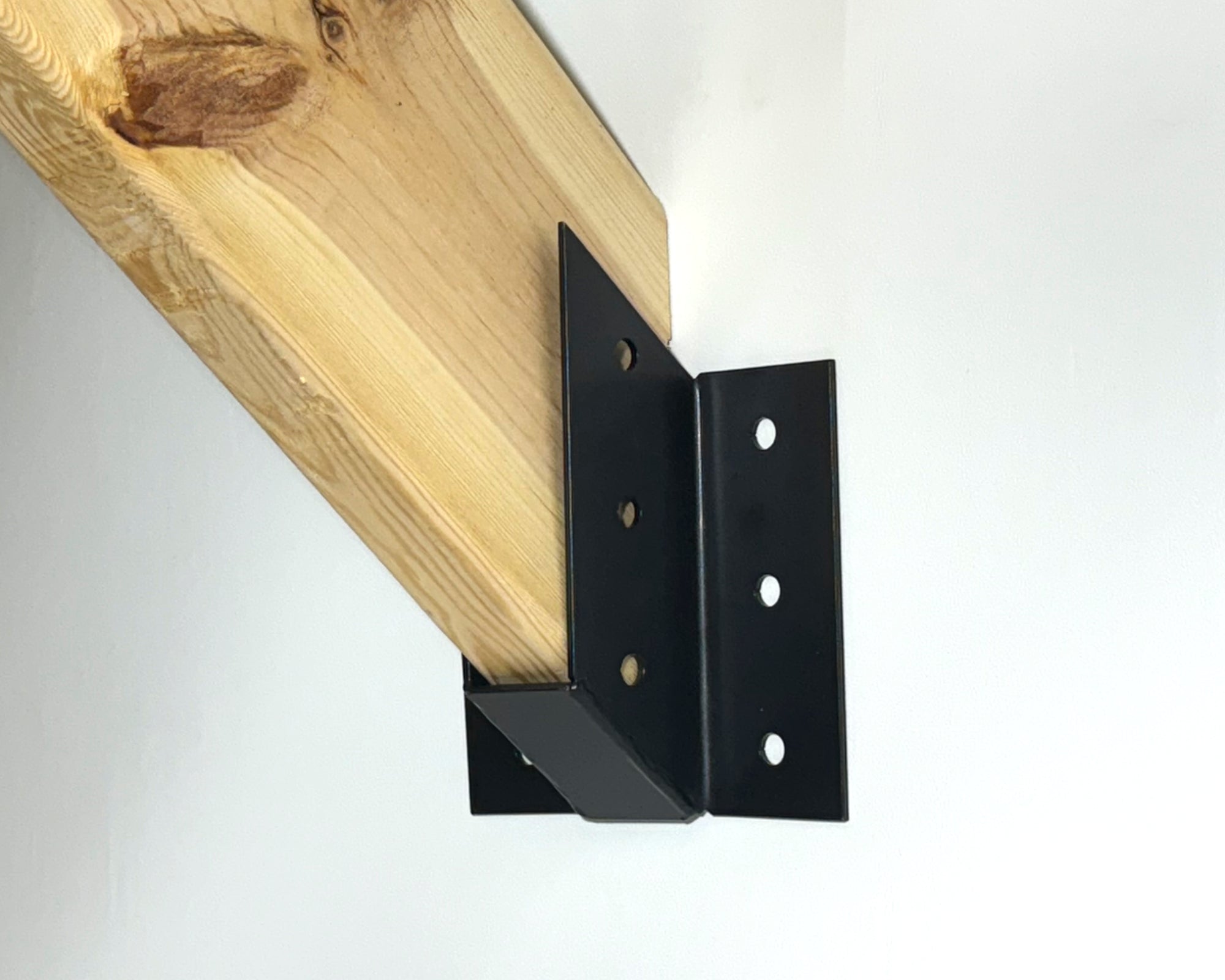 Up Angled Saddle Truss Brackets | Madison Iron and Wood