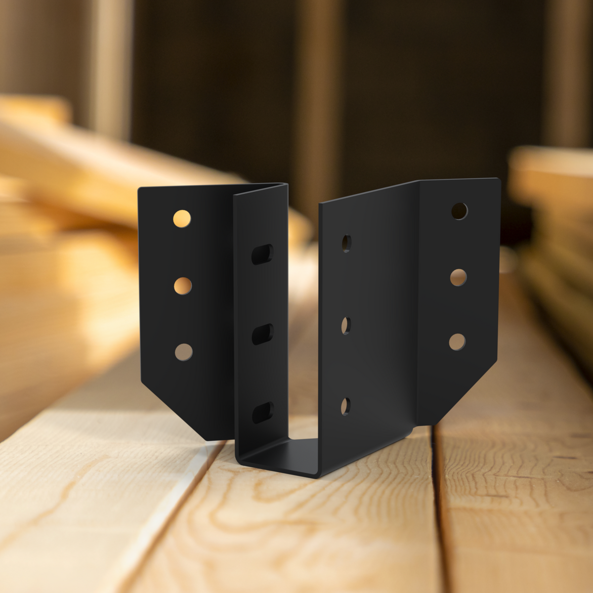 Angled Joist Hanger Brackets | Madison Iron and Wood