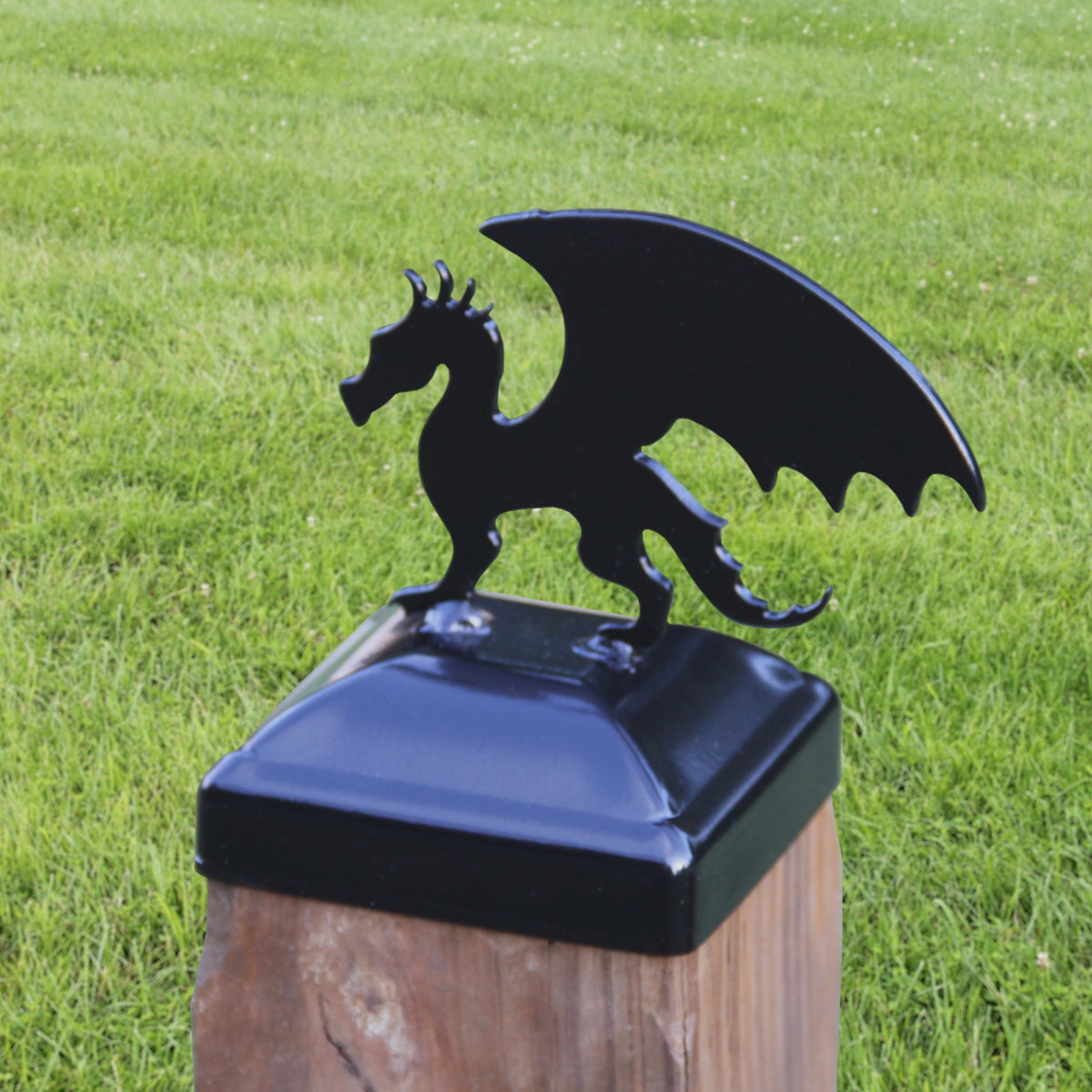 Dragon Fence Post Cap – Fence Decor - Madison Iron and Wood