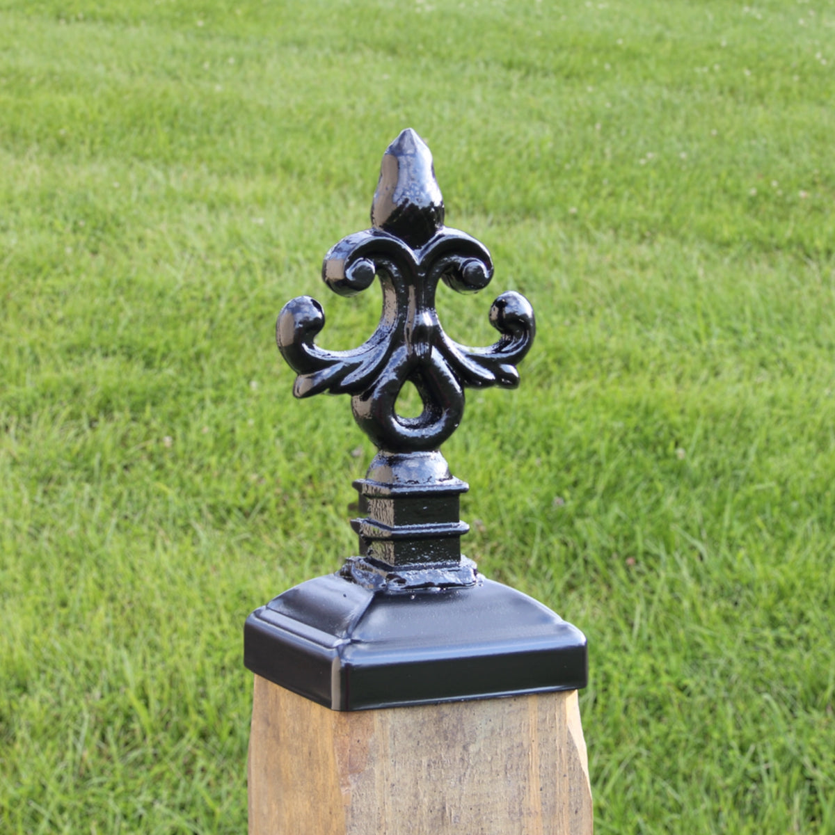 Nottingham Fence Post Cap - Fence Decor - Madison Iron and Wood