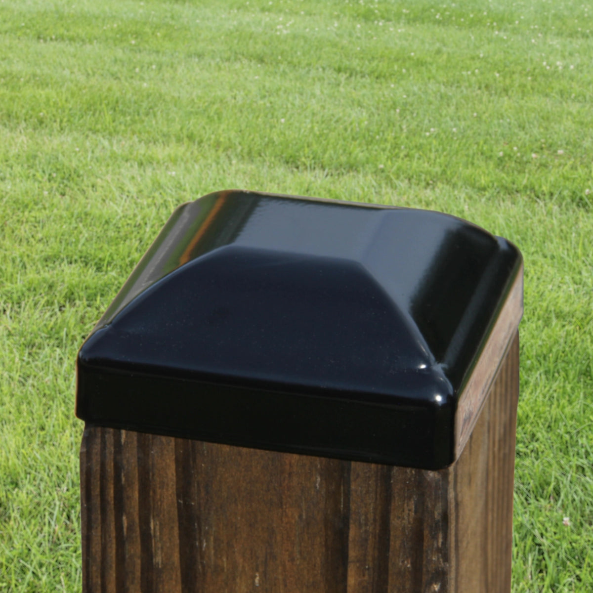 Heavy Duty Steel Domed Post Cap - Madison Iron and Wood