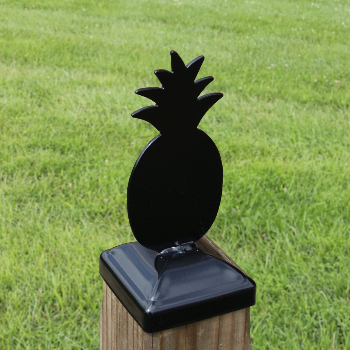 Pineapple Fence Post Cap – Fence Decor - Madison Iron and Wood