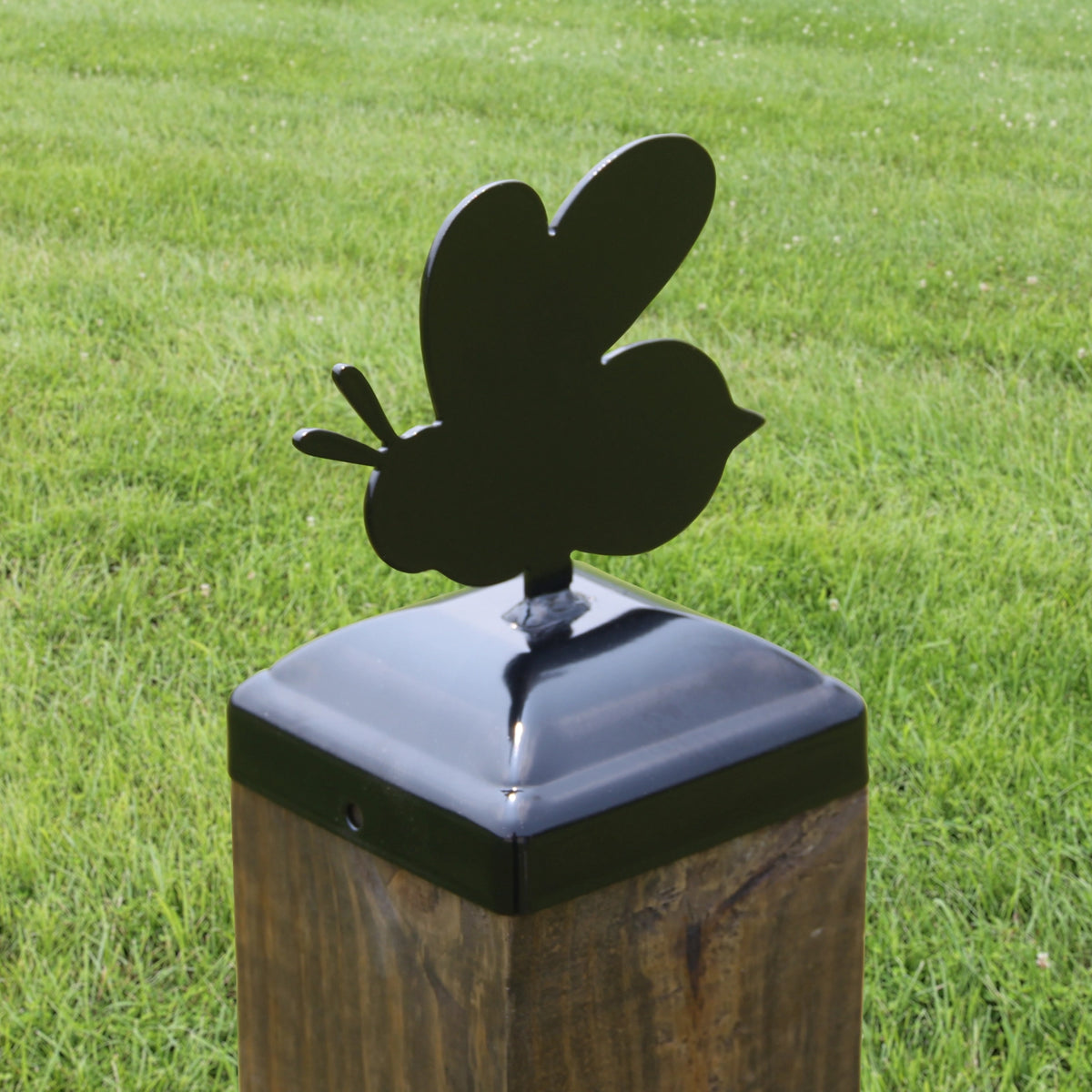 Bumble Bee Fence Post Cap – Fence Decor - Madison Iron and Wood