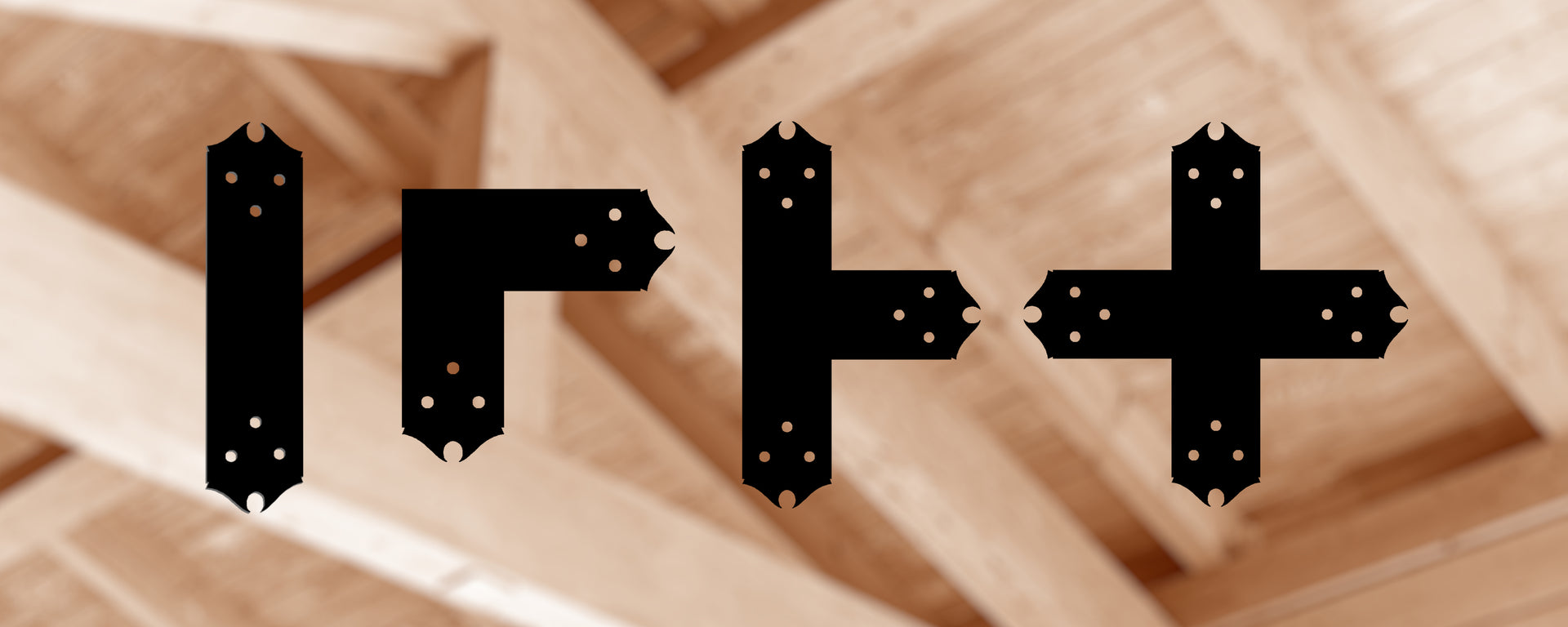 Colonial Style Metal Brackets - Madison Iron and Wood