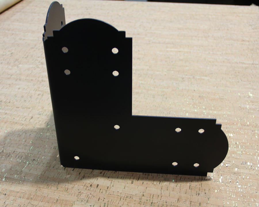 90 Degree Double L Bracket for 6" Post, Wood Post Angle Bracket, 6x6 ...