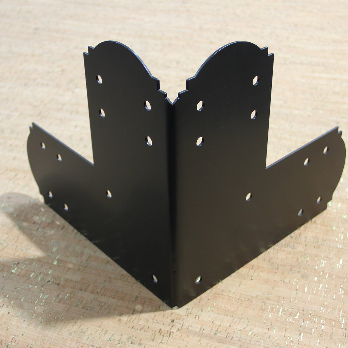 90 Degree Double L Bracket for 6" Post, Wood Post Angle Bracket, 6x6 ...