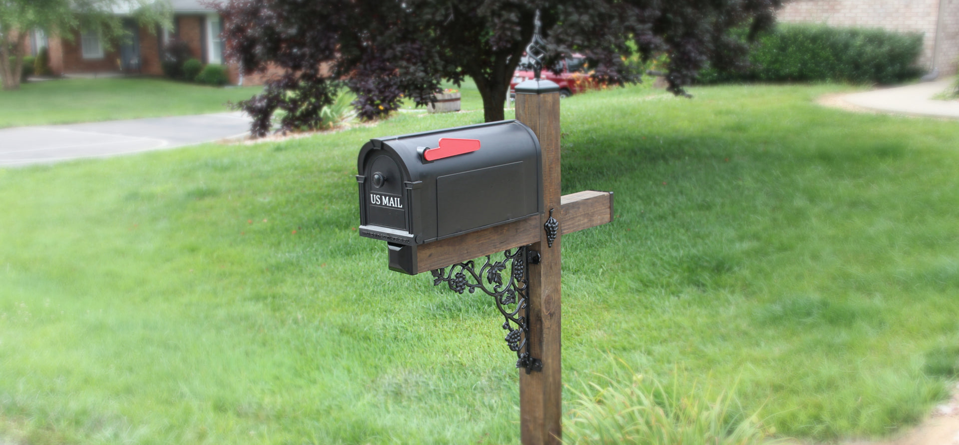 Mailbox Decorations | Madison Iron and Wood