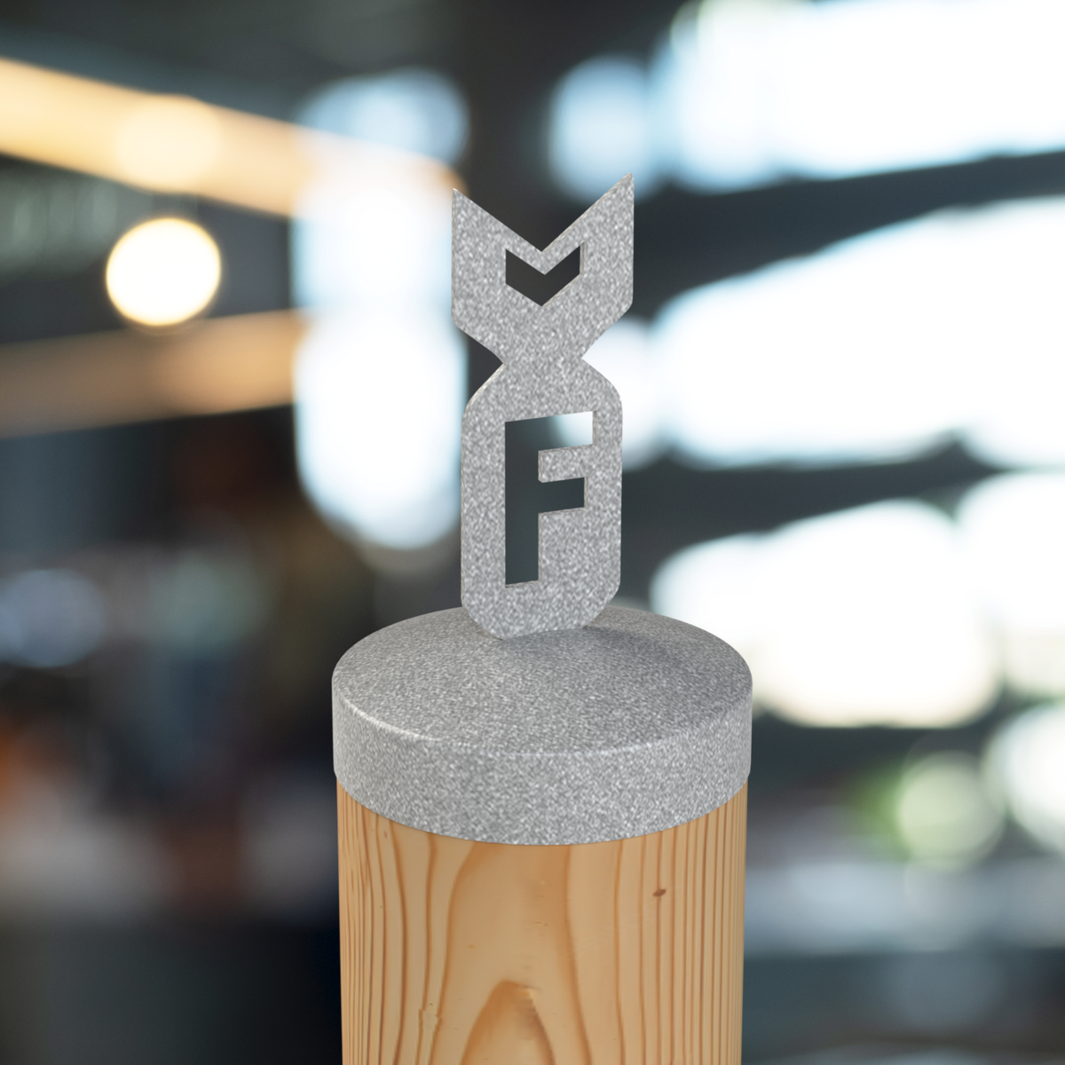 F Bomb, Round Post Cap - 4"x4" Post Size - Madison Iron and Wood