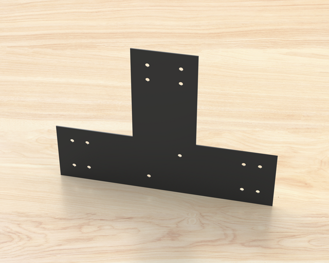 Industrial Style Brackets for 8x8 Dimensional Lumber | Madison Iron and ...