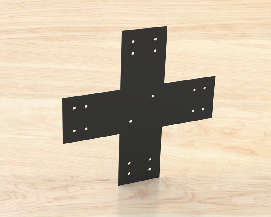 Industrial Style Brackets for 8x8 Dimensional Lumber | Madison Iron and ...