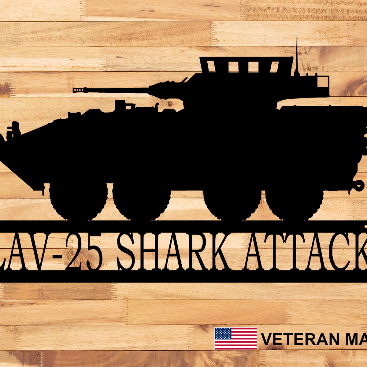 LAV-25 Light Armored Vehicle Personalized Metal Sign - Madison Iron and ...