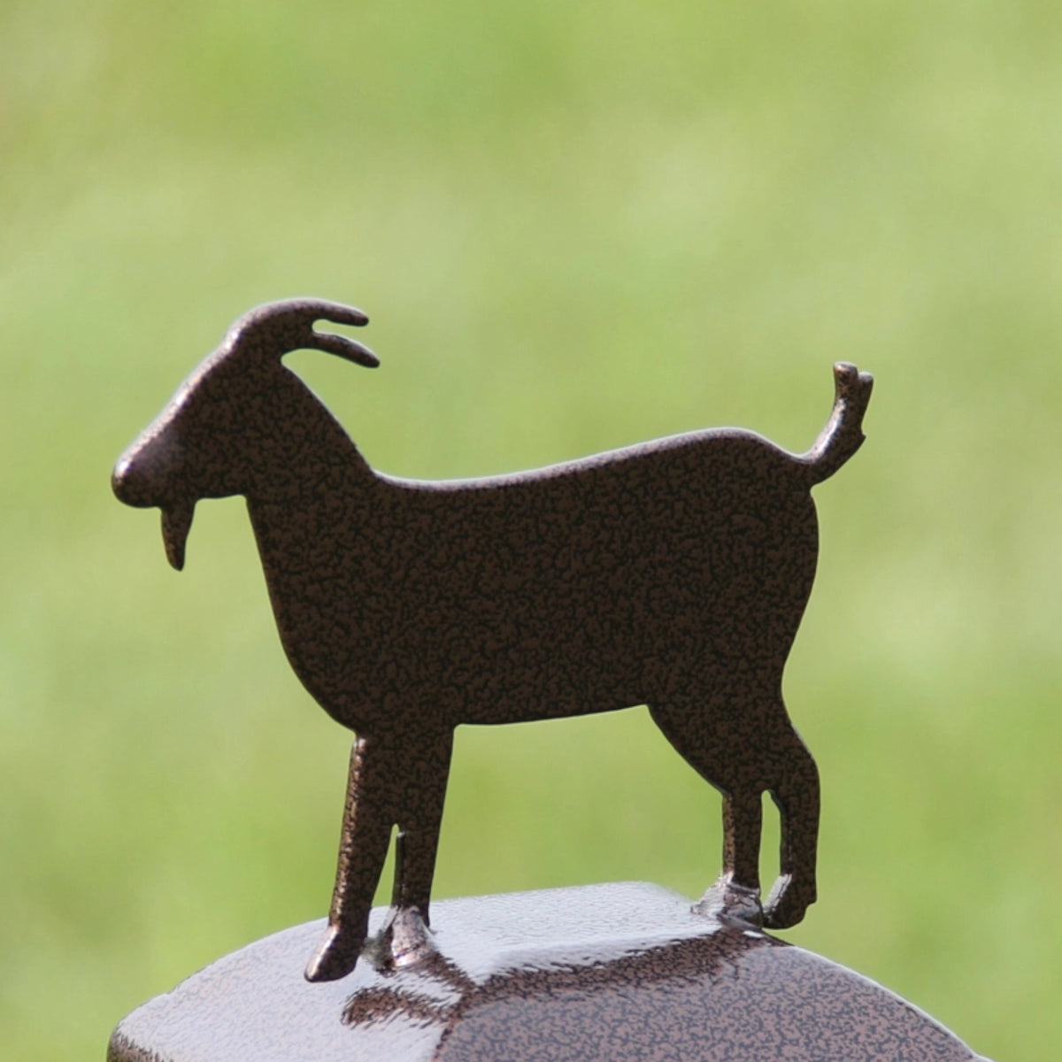 Goat Post Top For Round Wood Fence Post | Madison Iron and Wood