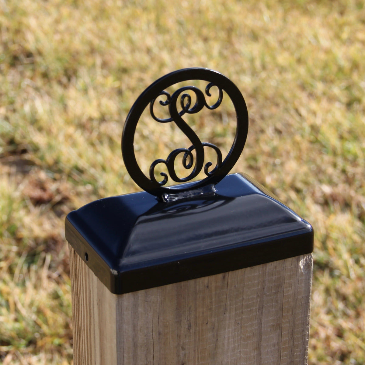 4x6 Monogram Post Cap (3.5 x 5.5 Post Size)