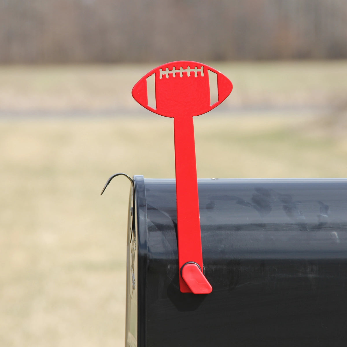 Football Mailbox Flag, Decorative Mailbox Flag, Metal Football Mailbox ...