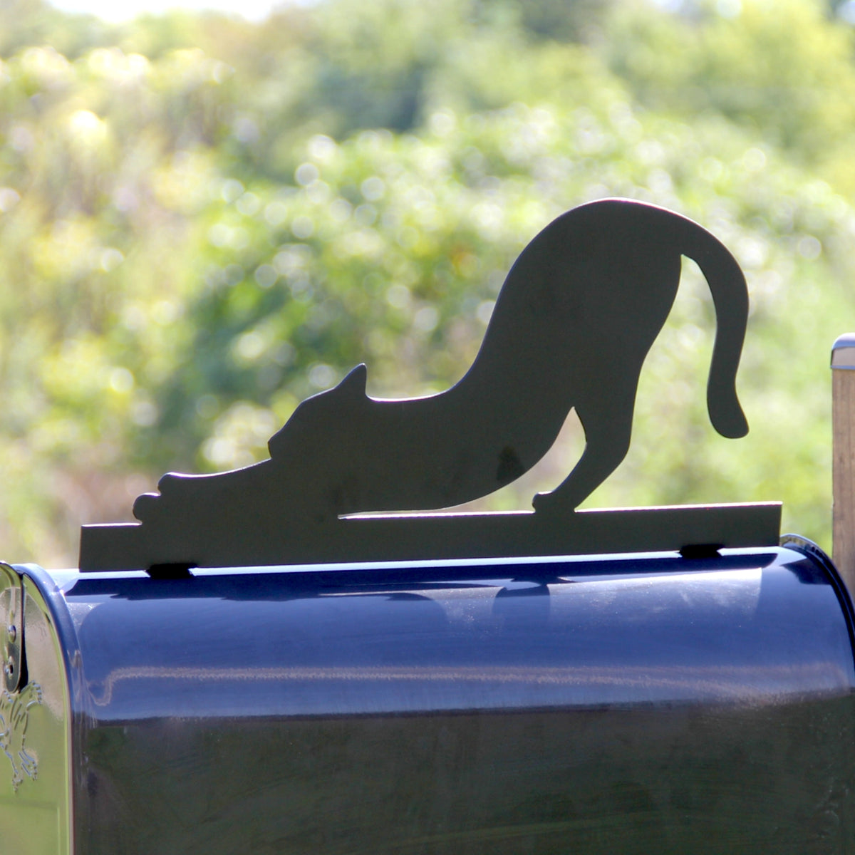 Cat Mailbox Topper, Decorative Mailbox sign, Cat Themed Mailbox ...