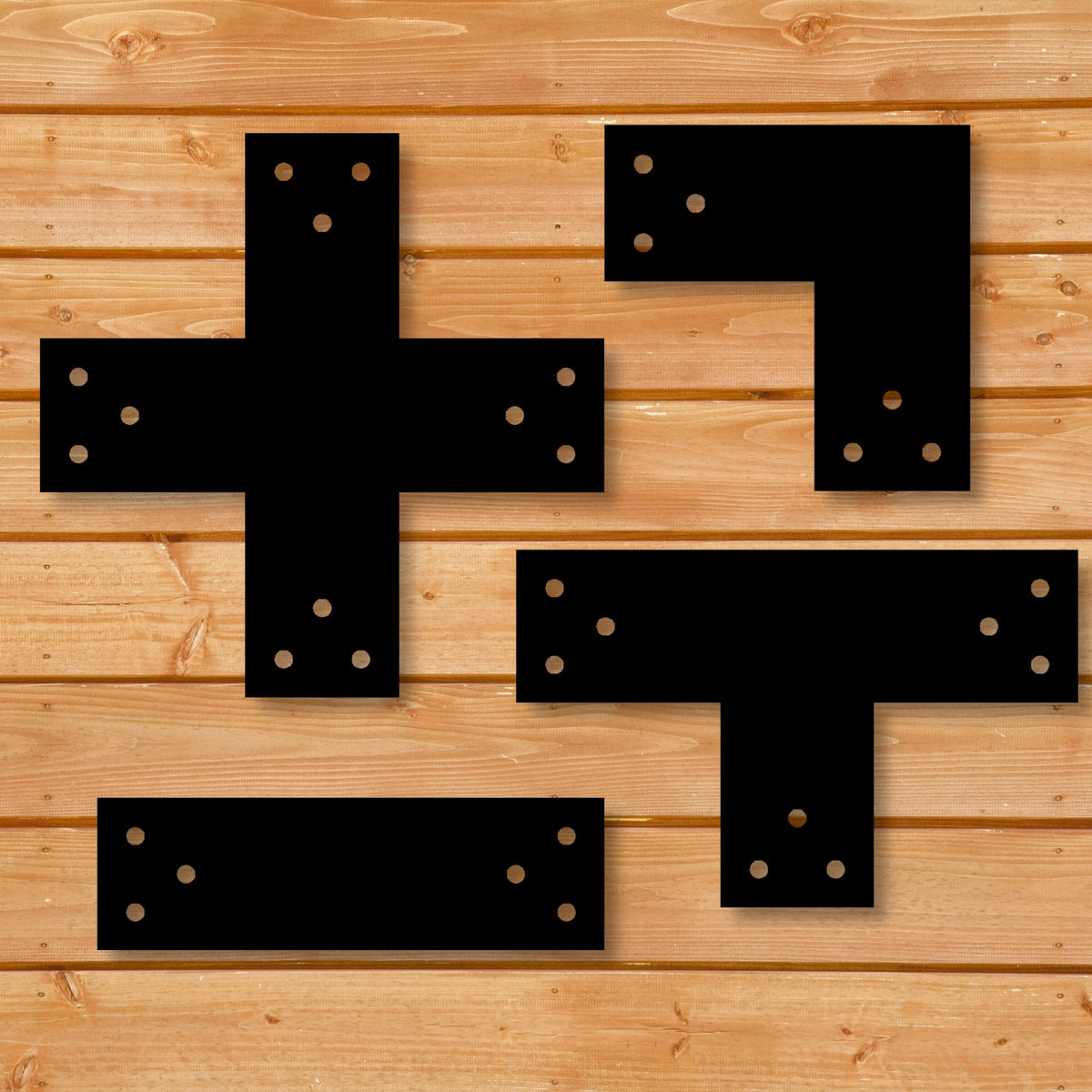 Standard Brackets for 4" Post, Standard Design Brackets, 4x4 Bolt Plate ...