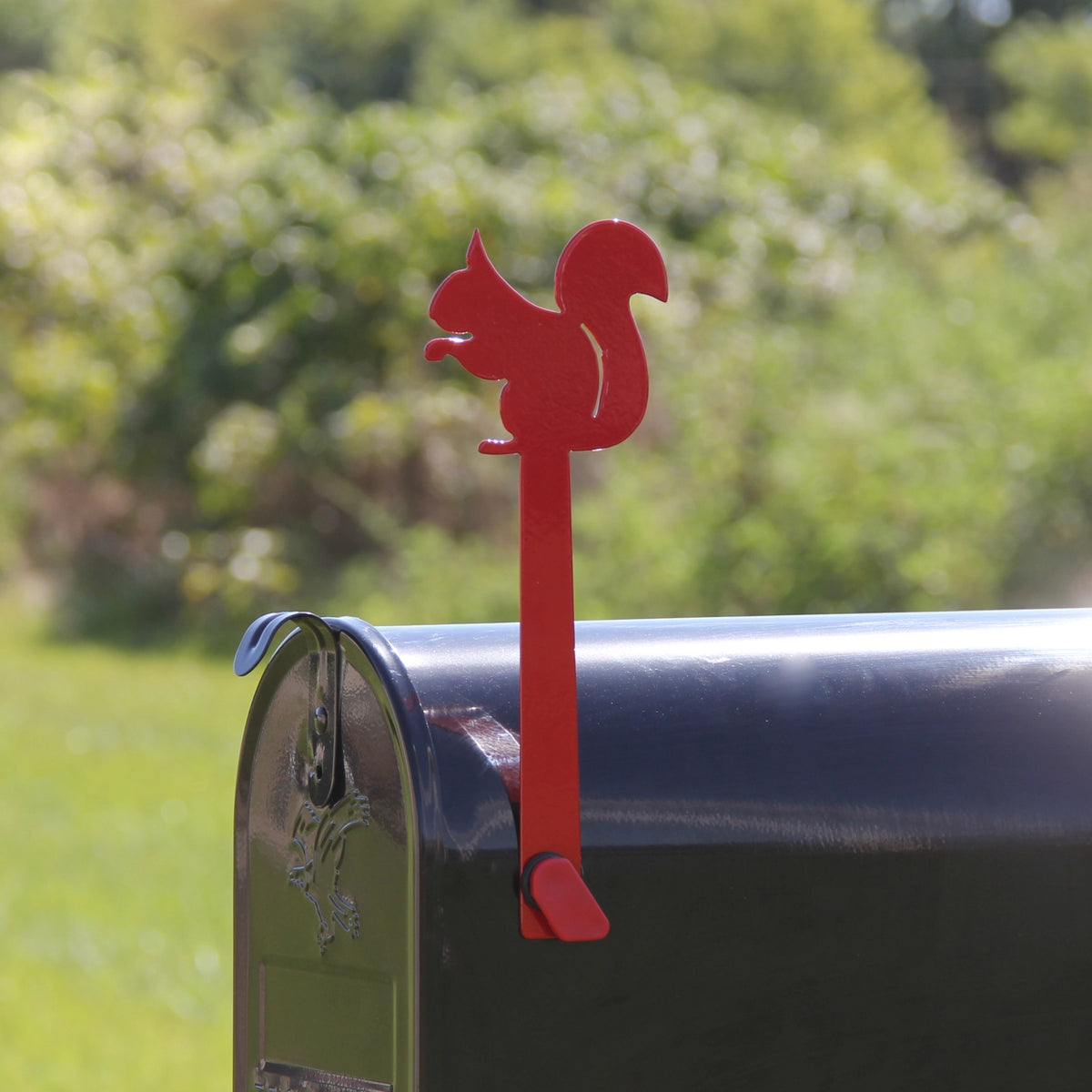 Squirrel Mailbox Flag, Decorative Mailbox Flag, Metal Squirrel Mailbox ...