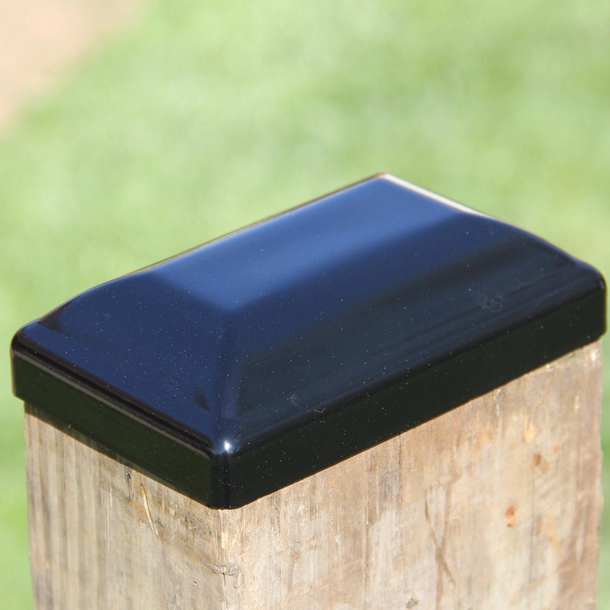 4X6 (nominal size) Steel Post Cap (3.5 x 5.5 Post Size)