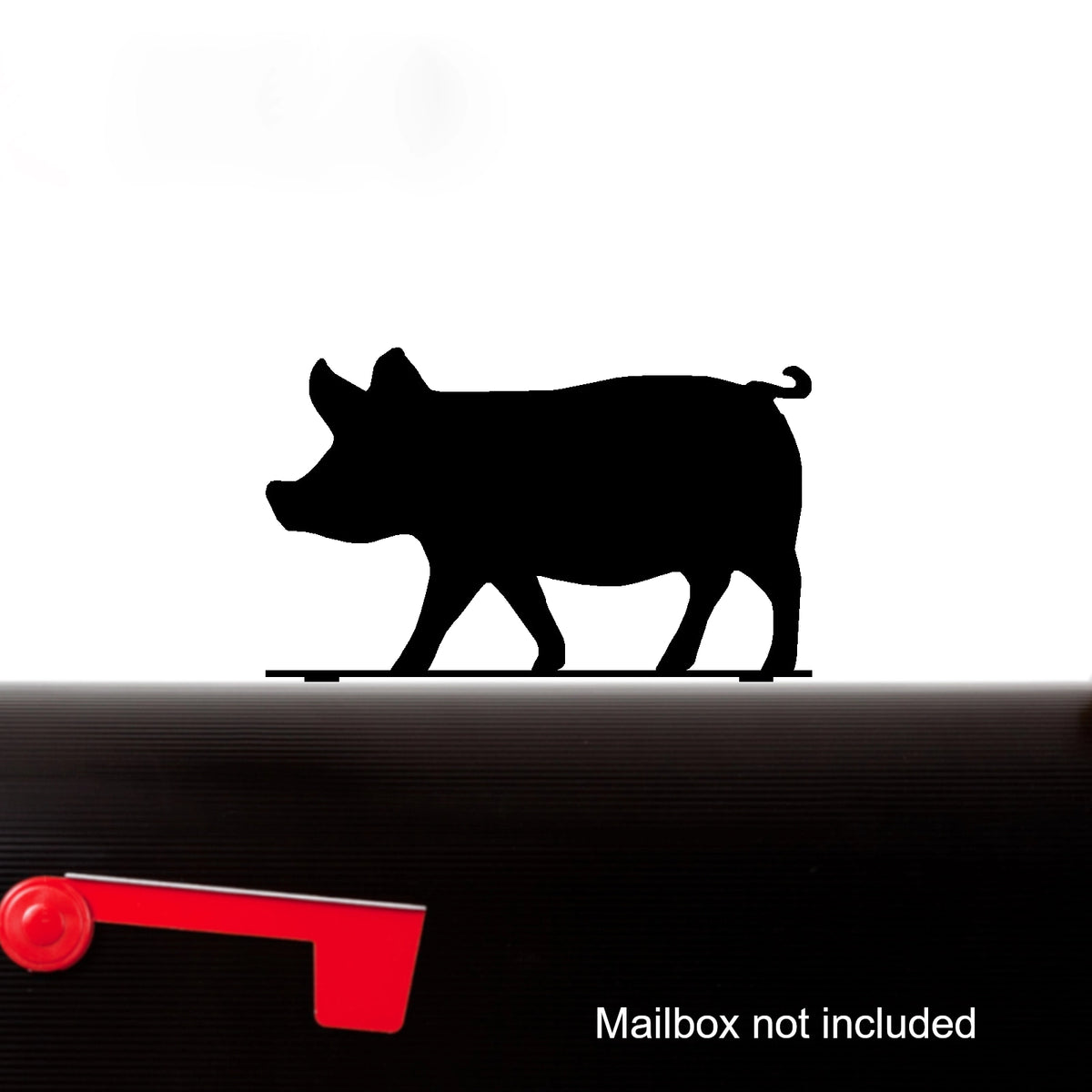 Pig Mailbox Topper | Madison Iron and Wood