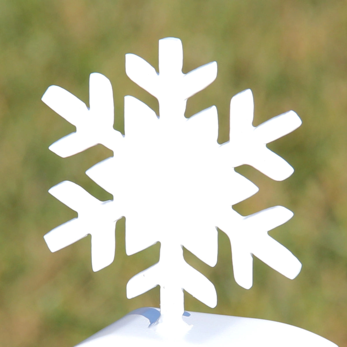 Snowflake Post Topper for round wood posts, perfect for outdoor and ...