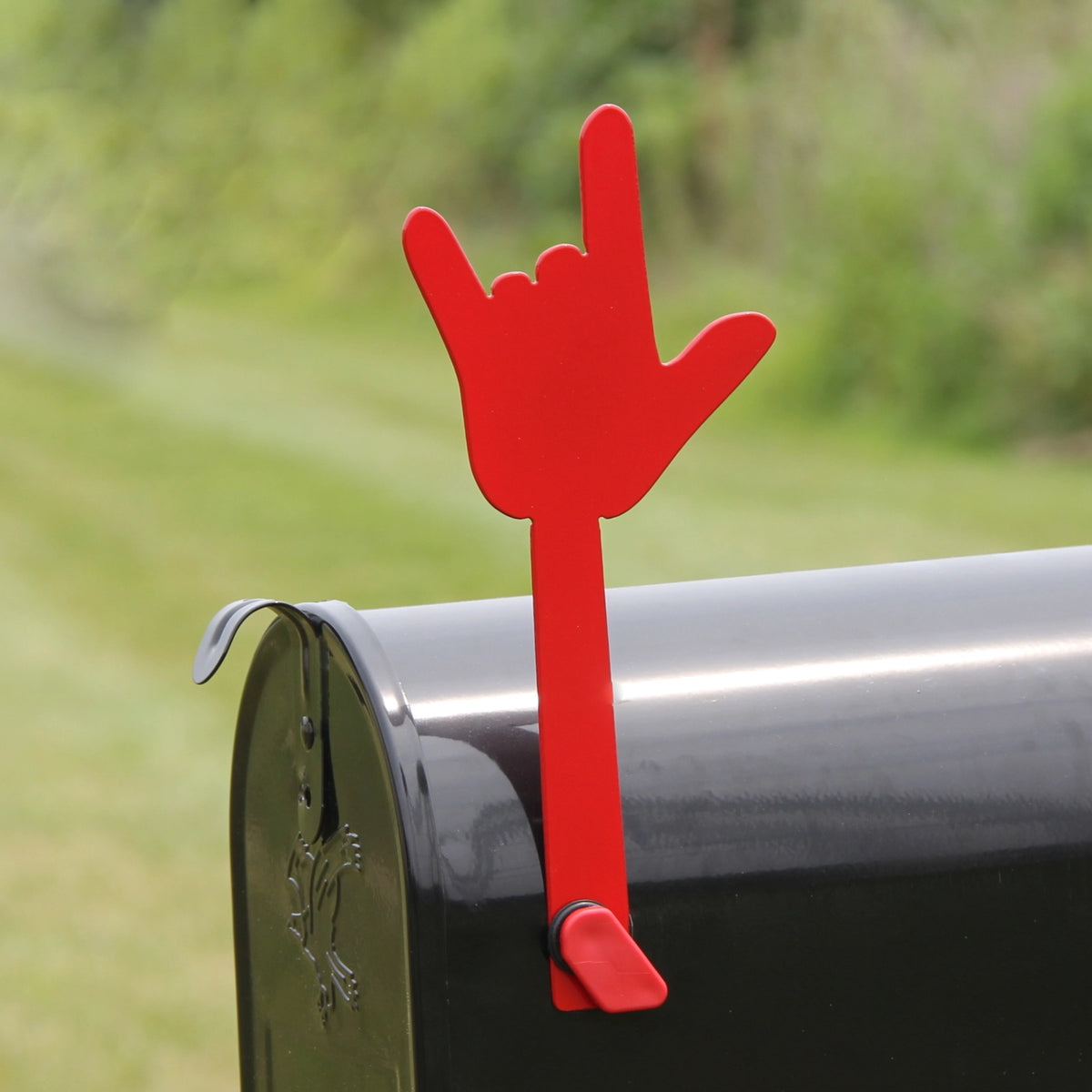 Love Mailbox Flag, Decorative Mailbox Flag, Metal Hand Gesture Mailbox ...