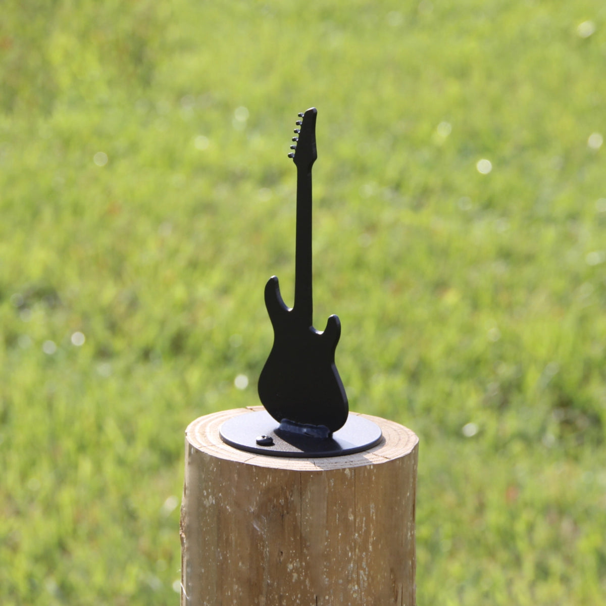 Electric Guitar Post Cap For Round Wood Fence Post, 3" x 3" actual size ...