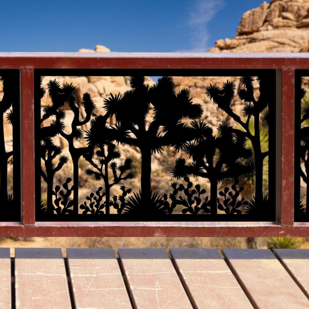80"x30" - Joshua Tree National Park Fence/Gate Panel Insert | Home ...