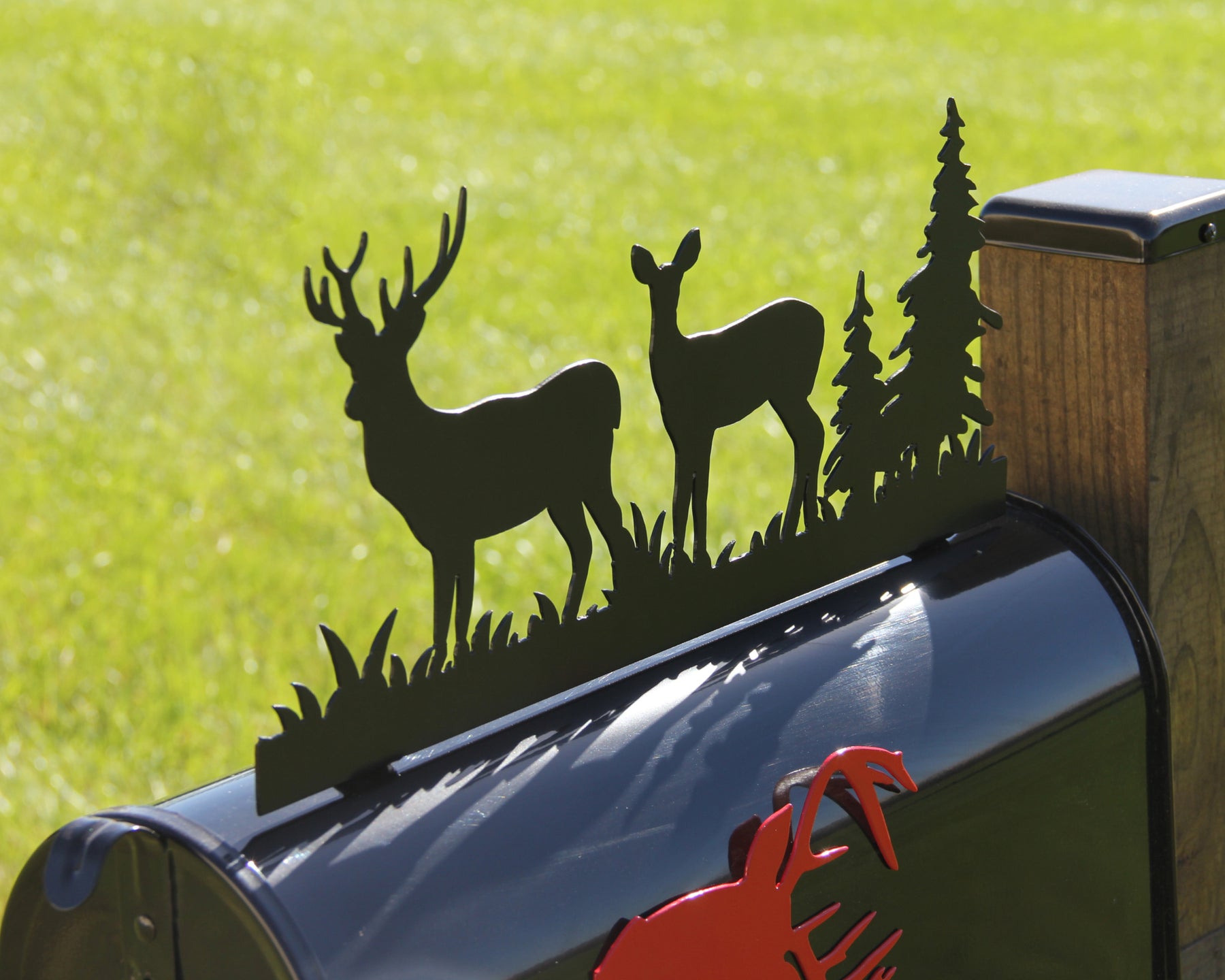 Mailbox Topper | Madison Iron and Wood