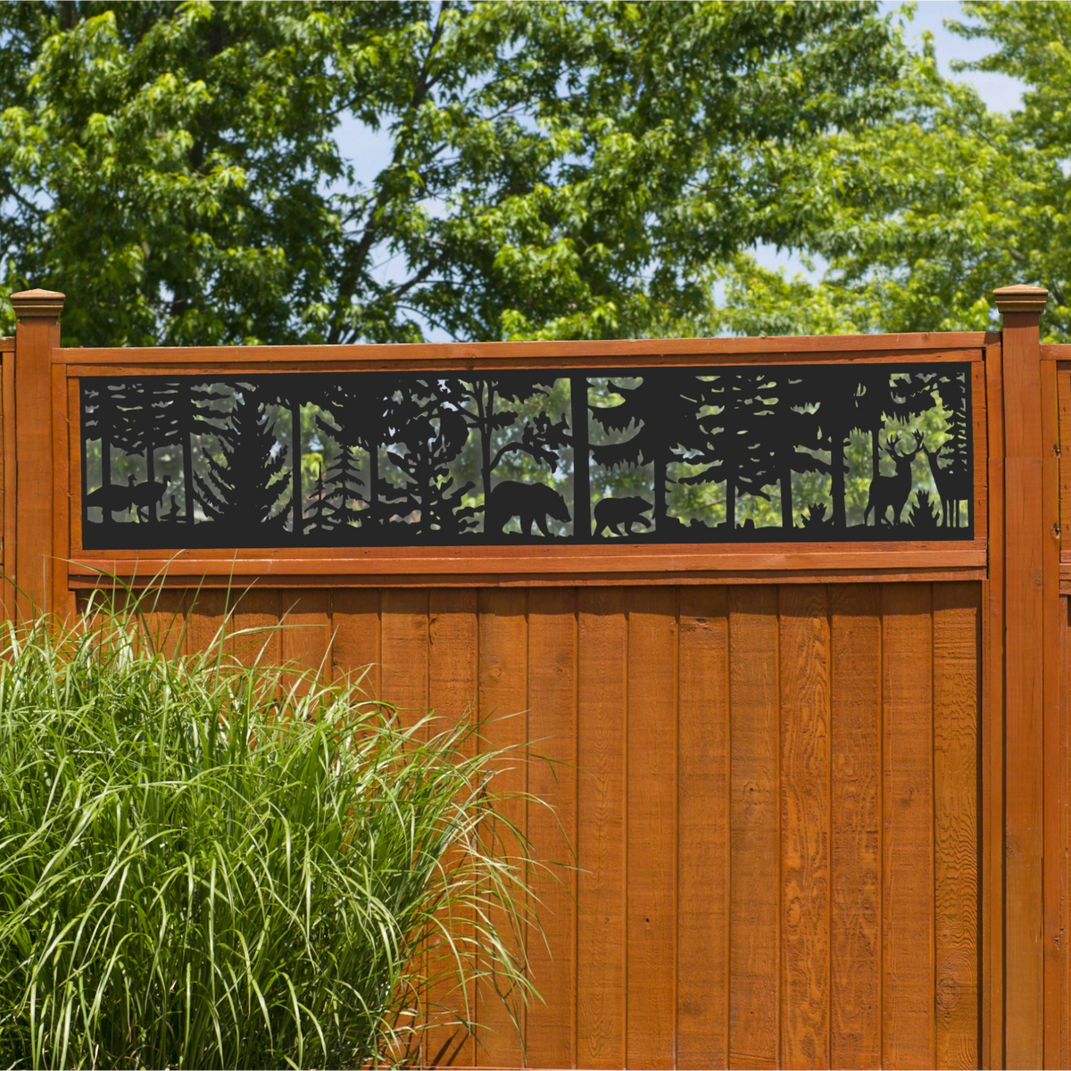 Wildlife Landscape Fence/Gate Panel Insert - Madison Iron and Wood