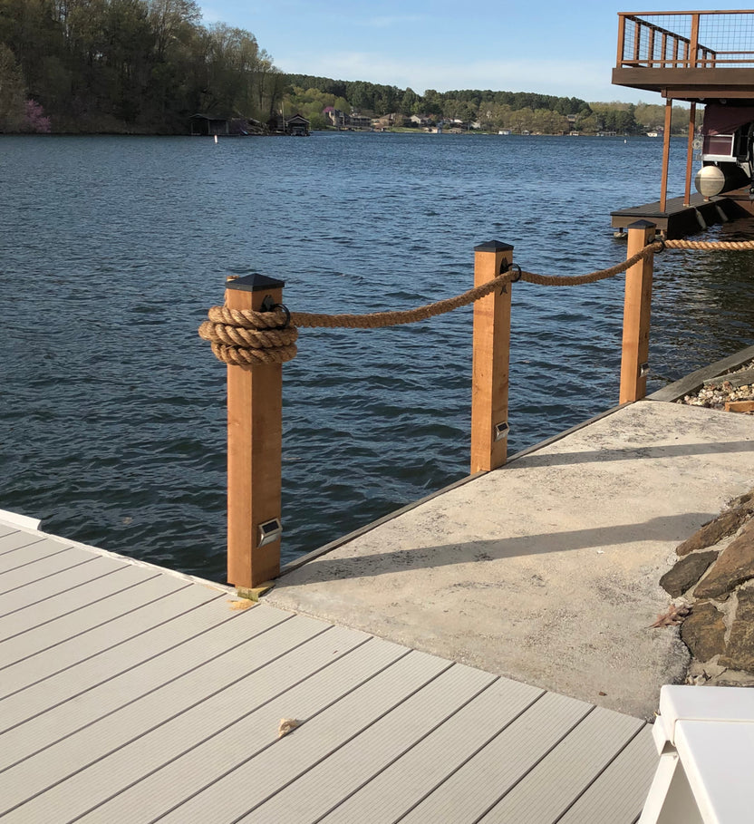 Nautical Rope Holders - Madison Iron and Wood