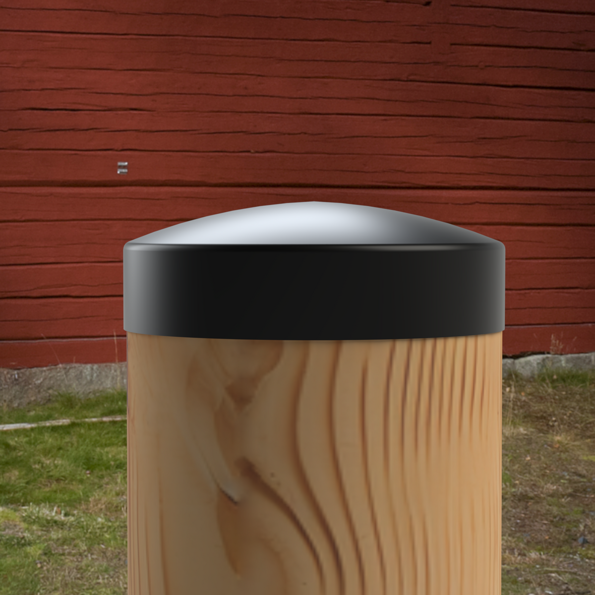 Heavy Duty Round Post Cap - 4"x4" Post Size - Madison Iron and Wood