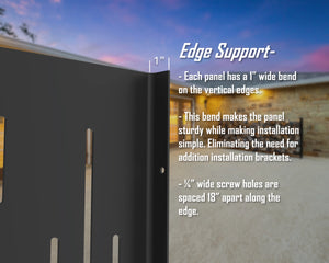 Tree Branches Privacy Panel - Madison Iron and Wood