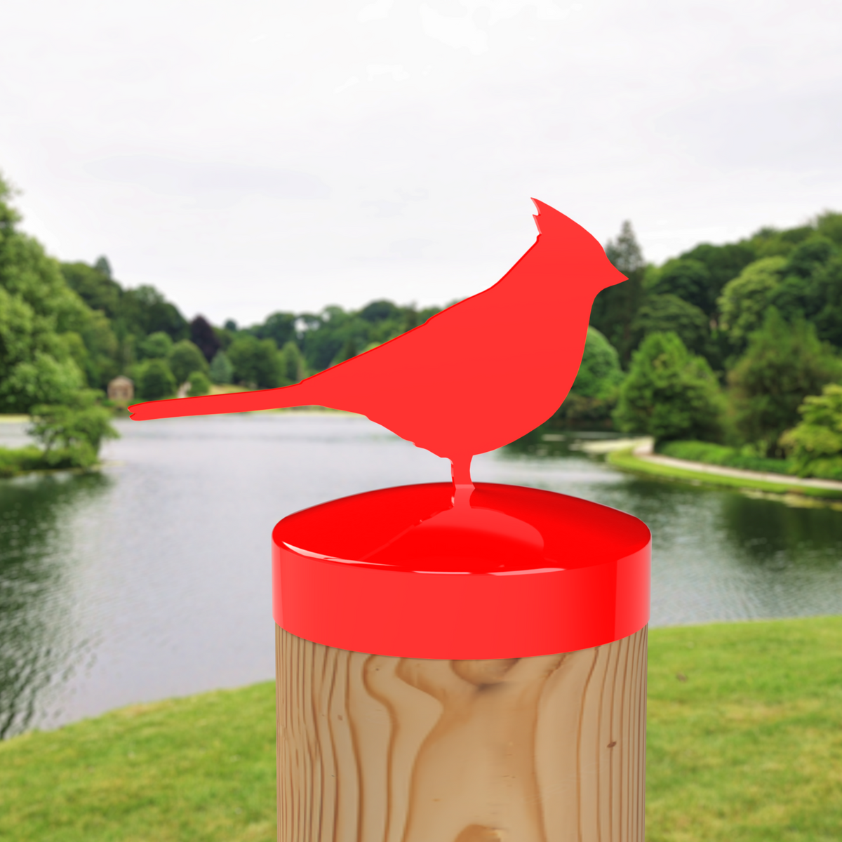 Cardinal, Round Post Cap - 4"x4" Post Size - Madison Iron and Wood