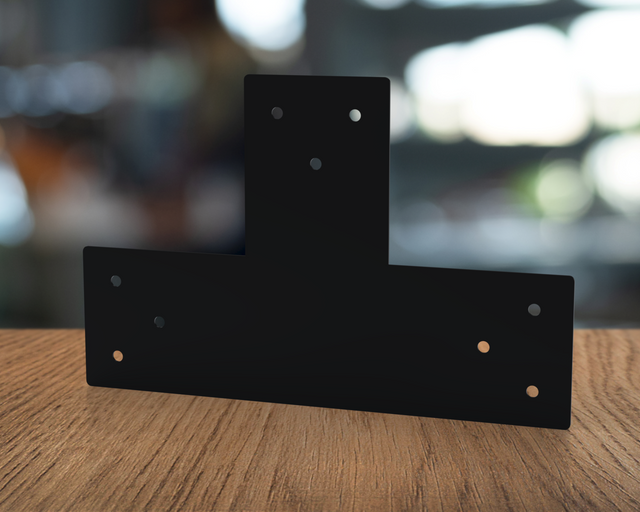 Standard Brackets for 8"x8" Dimensional Wood Post | Madison Iron and Wood