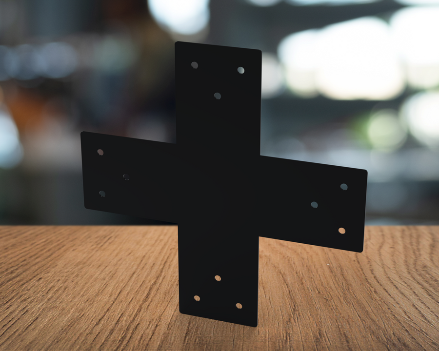 Standard Brackets for 8"x8" Dimensional Wood Post | Madison Iron and Wood