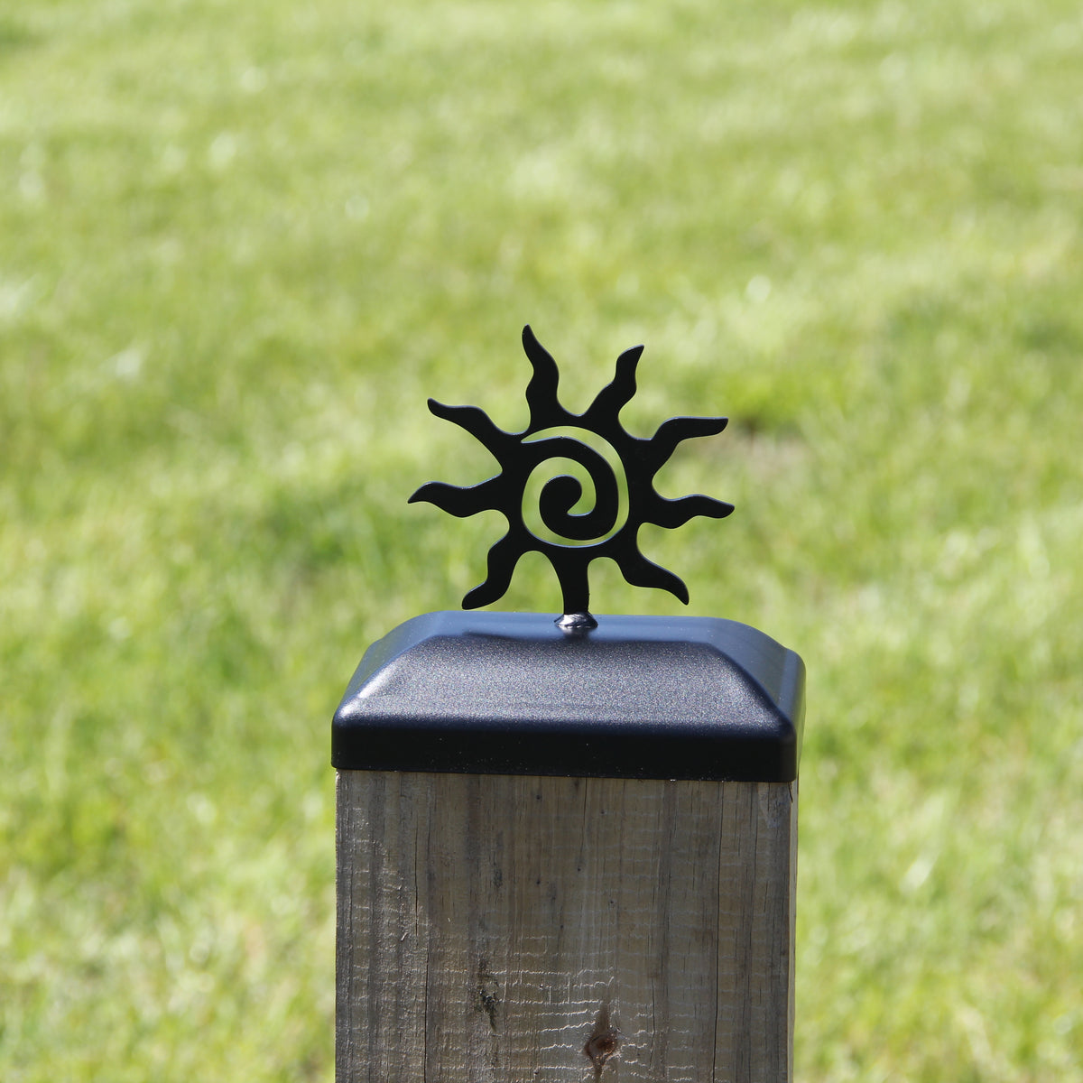4x6 Sun Post Cap (3.5 x 5.5 Post Size) | Madison Iron and Wood
