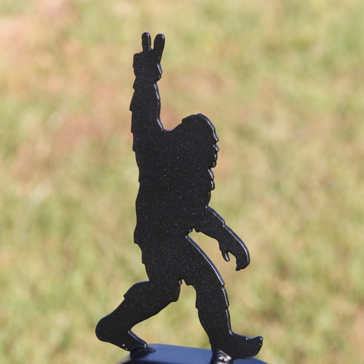 4x6 Bigfoot Peace Sign Post Cap (3.5 x 5.5 Post Size)