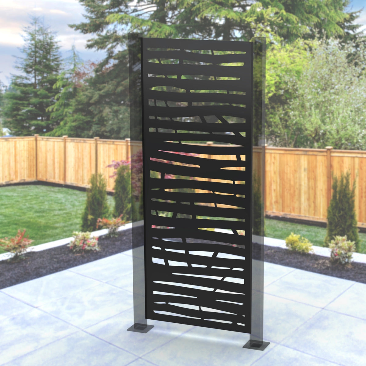 Tree Branches Privacy Panel - Madison Iron and Wood