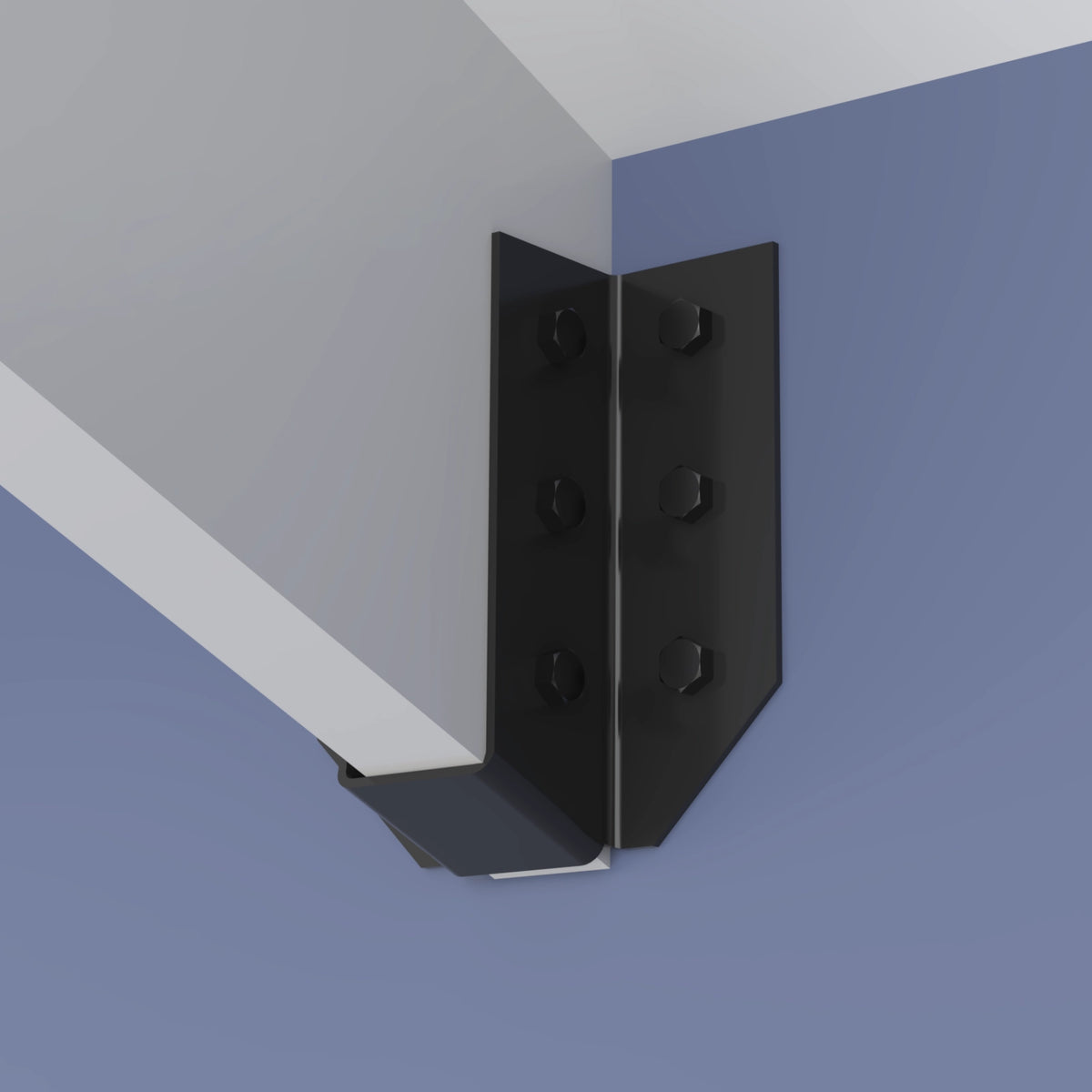 Up Angled Saddle Truss Brackets | Madison Iron and Wood